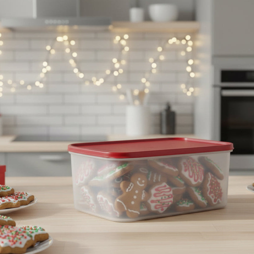 Tupperware MM Rectangular 2 - 4.3L Airtight Food Storage Container ...