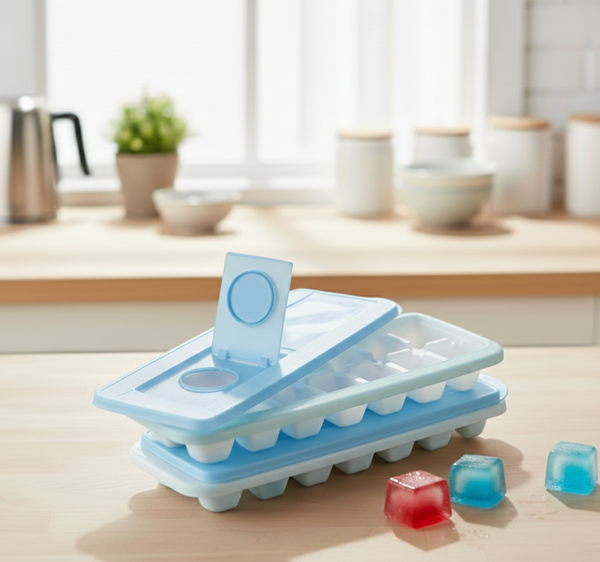 Tupperware Ice Tray Set - Stackable Ice Cube Trays with Lids ...