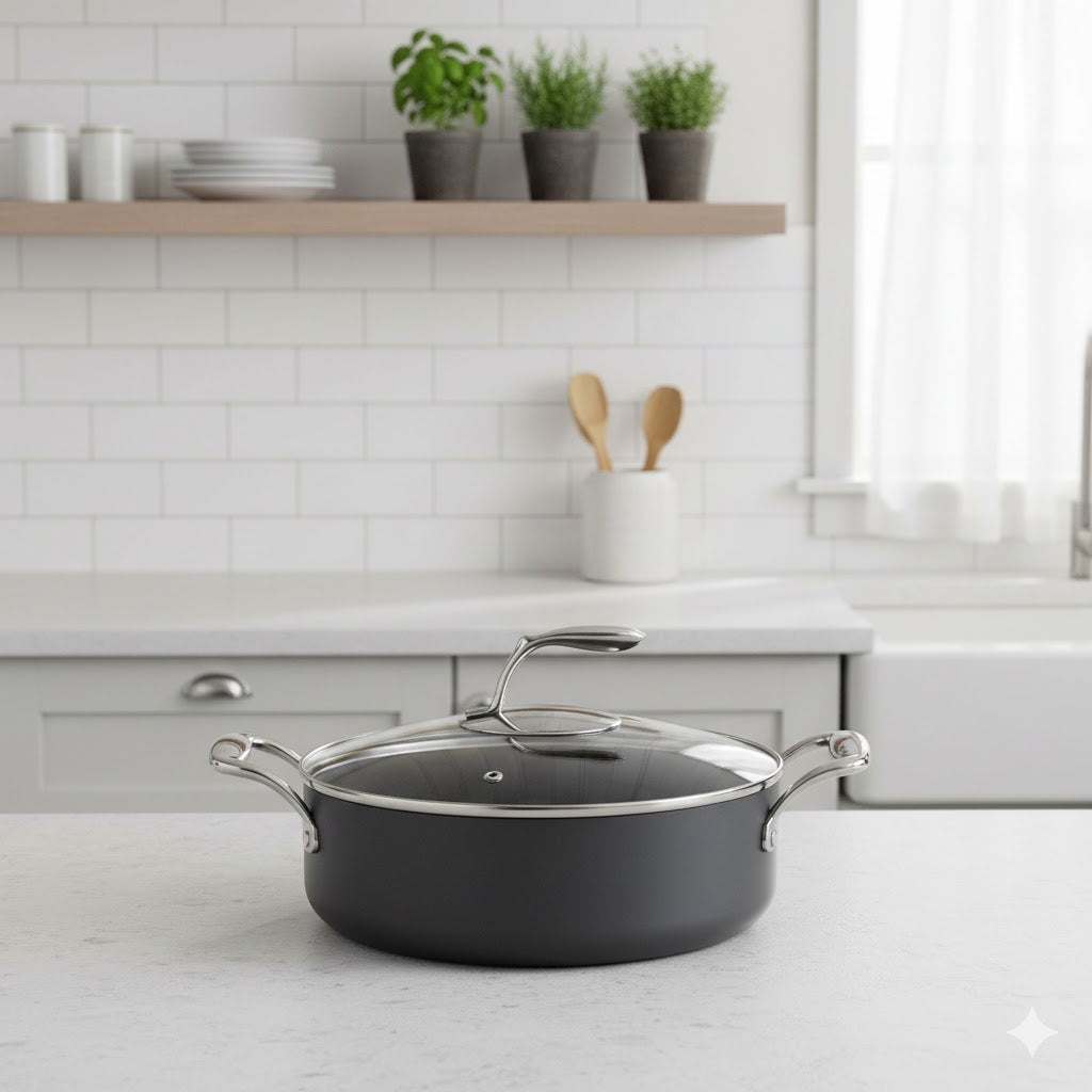 Tupperware Black Series 4.1L Casserole Pot - Non-Stick Cookware ...